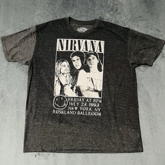 Six Fifty One | Shirts | Six Fifty One Nirvana Shirt 2xl Gray Ny ...